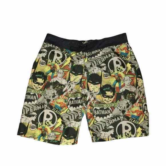 DC Comics | Swim | Dc Comics Batman Mens Swim Trunks Board Shorts Large ...